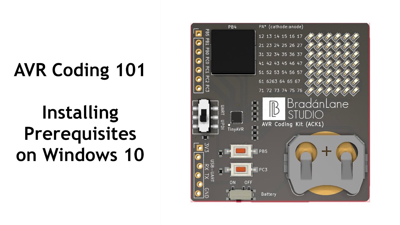 Installing the AVR Coding 101 Class Prerequisites