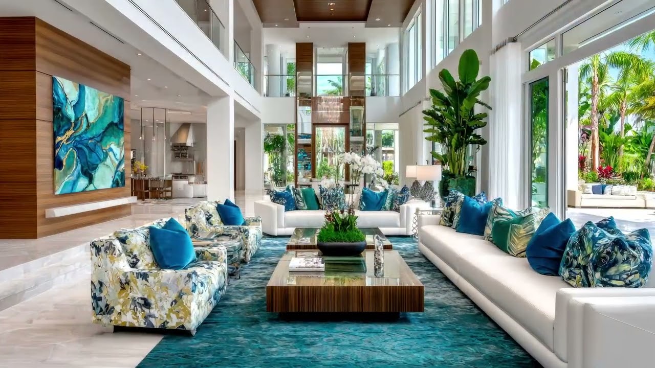 Designing Miami Aesthetics At Home – Coastal Luxury Decor, Modern Beach House Style Ideas Trends