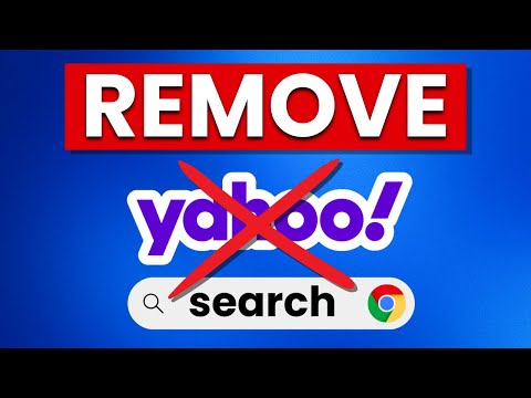 How To REMOVE YAHOO SEARCH From Chrome (FAST & EASY)
