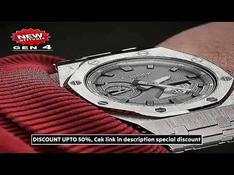 For G-SHOCK GA2100/GA2110 GAB2100 gen4 Stainless Steel Case Bezel Rubber Strap Replacement
