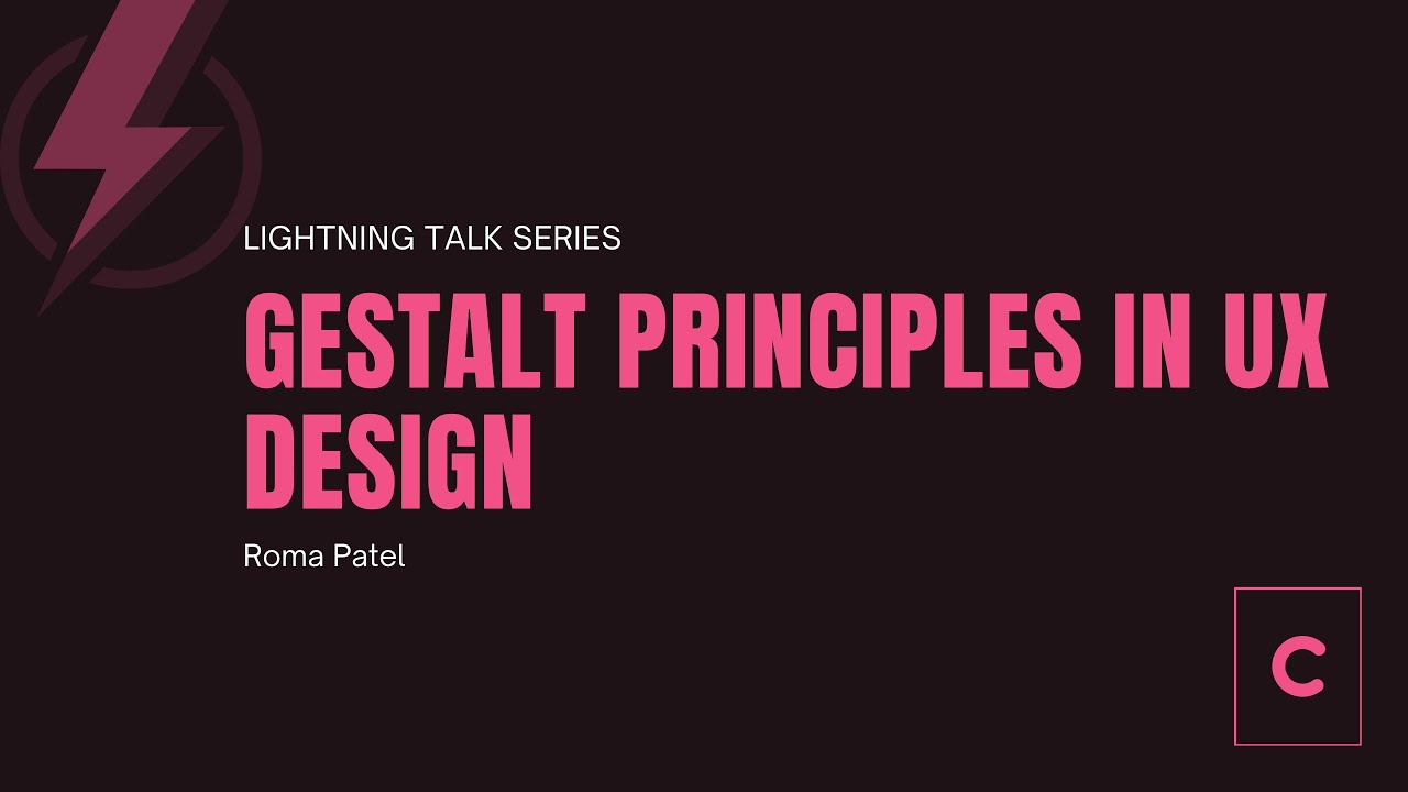 Lightning Talk - Gestalt Principles in UX Design   HD 1080p