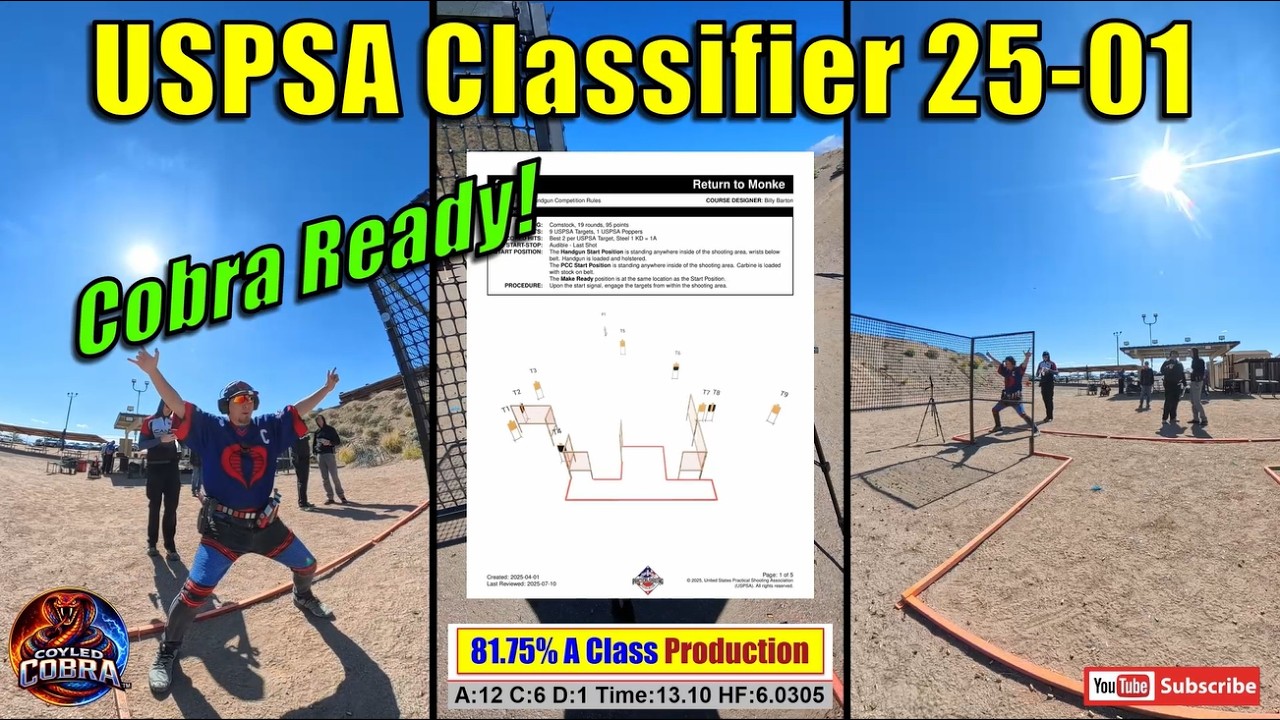 USPSA Classifier CM 25-01 