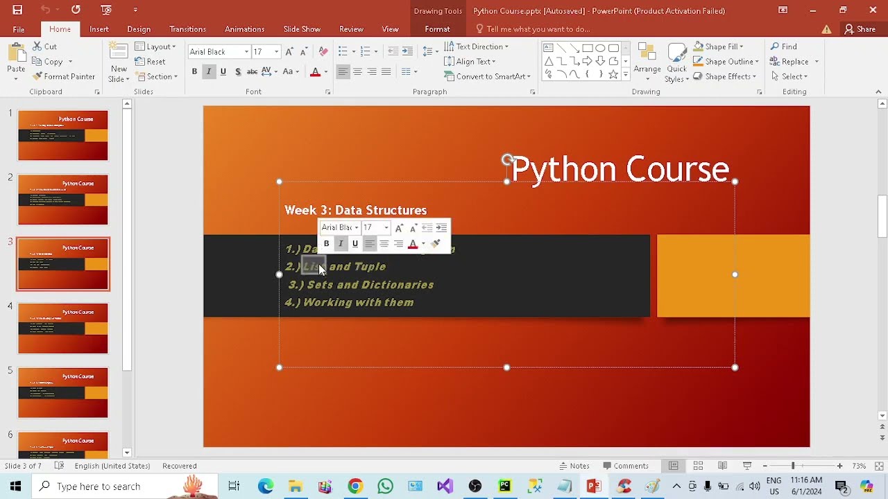 Python Full Course | Week 3 | Data Structure | Tuple