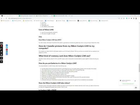 Does Nikon Coolpix L340 have WIFI - Zenith Clipping
