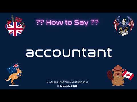 💼 📊 How to Pronounce accountant? (CORRECTLY) | Pronunciation Planet