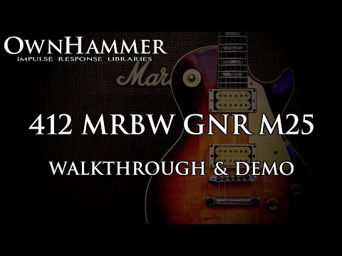 OwnHammer 412 MRBW GNR M25 guitar cab IR pack, out now! - Gearspace