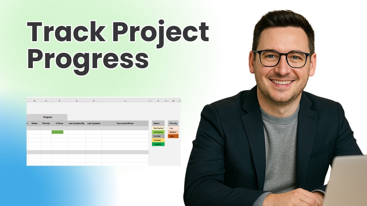 How To Track Project Progress In Excel (& Project Progress Tracker Template)