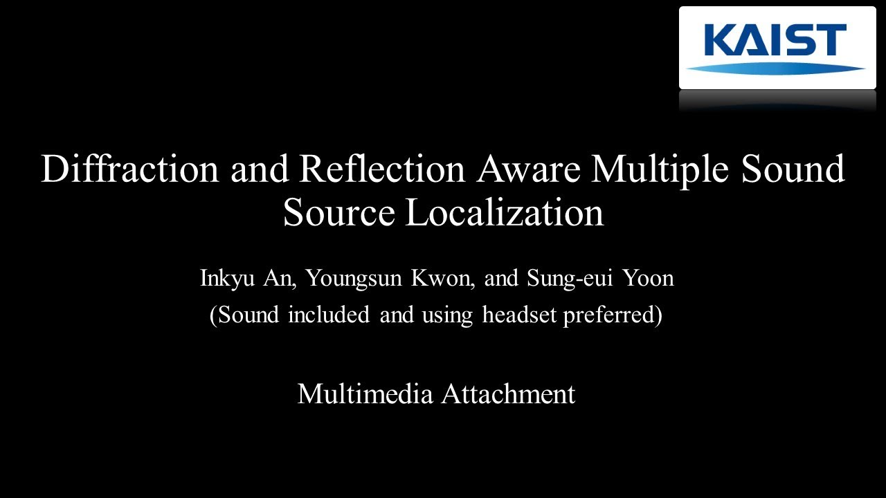 Diffraction- and Reflection-Aware Multiple Sound Source Localization