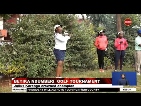 Betika Ndumberi Golf Tournament: Julius Karenga crowned champion