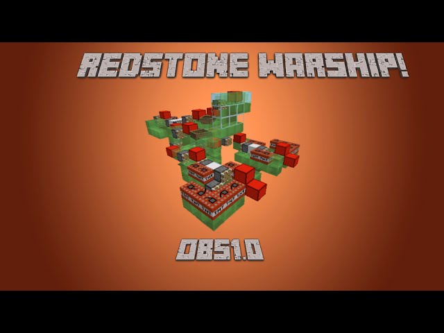 RedStone WarShip Minecraft Map