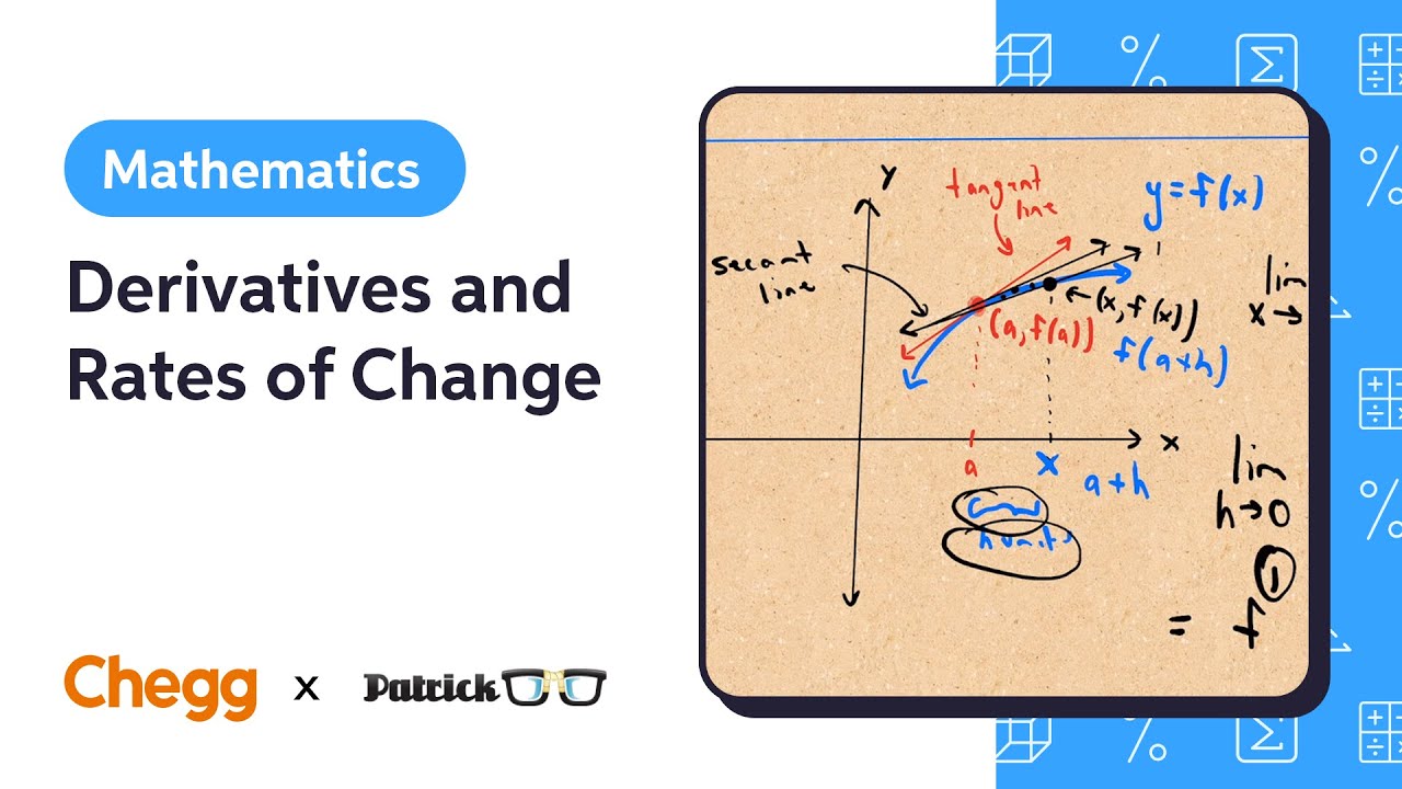 Derivatives and Rates of Change Ft. PatrickJMT