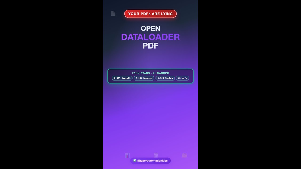 Your PDFs Are LYING to Your AI — OpenDataLoader PDF #1 Parser
