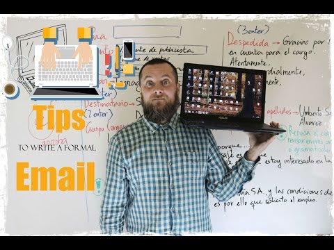Tips to write an Spanish formal email