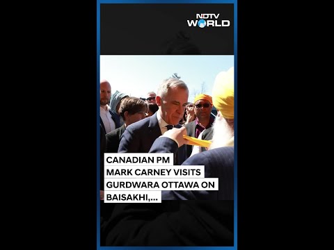 Mark Carney Canada | Canadian PM Carney Visits Gurdwara On Baisakhi, Performs Seva With His Wife
