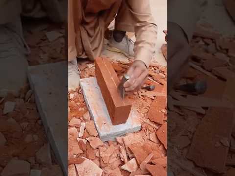 Making Brick Tiles or Brick Slips #bricktiles #brickwall #construction
