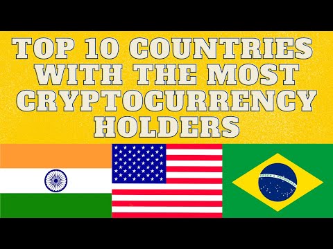 Top 10 Countries with The Most Cryptocurrency Holders