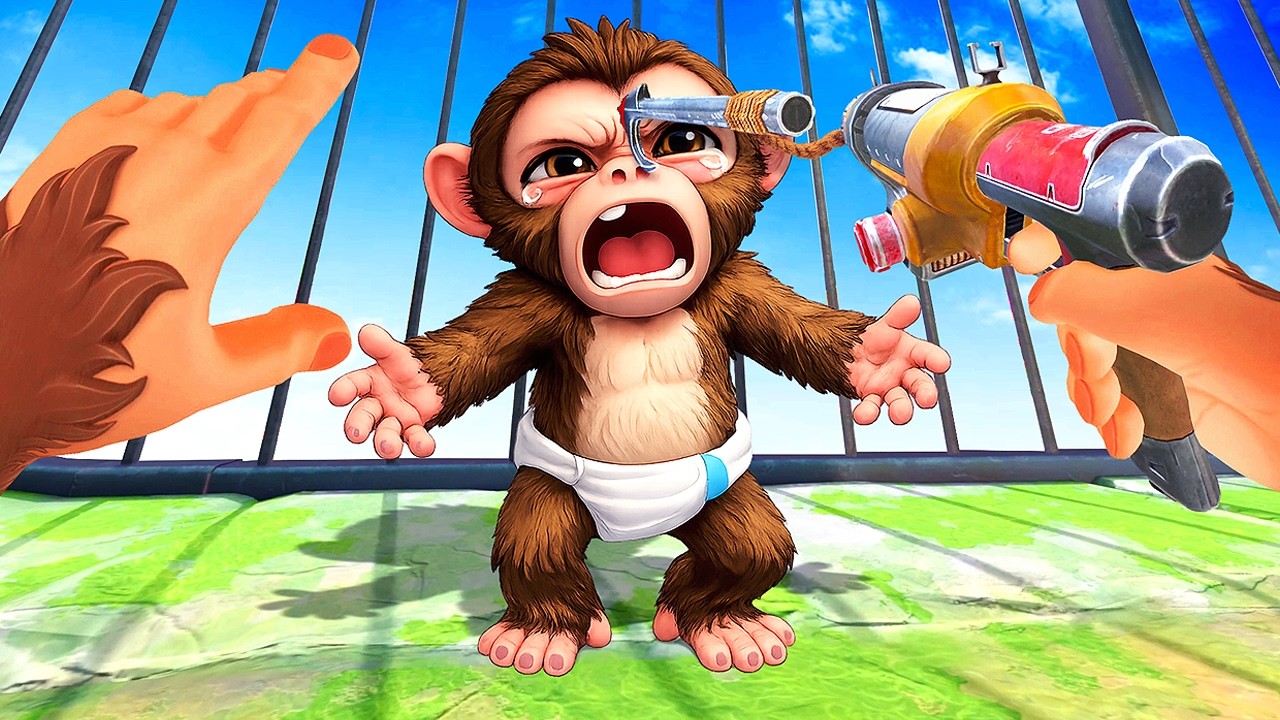 IMPALING Jimmy with Harpoon in I Am Monkey VR