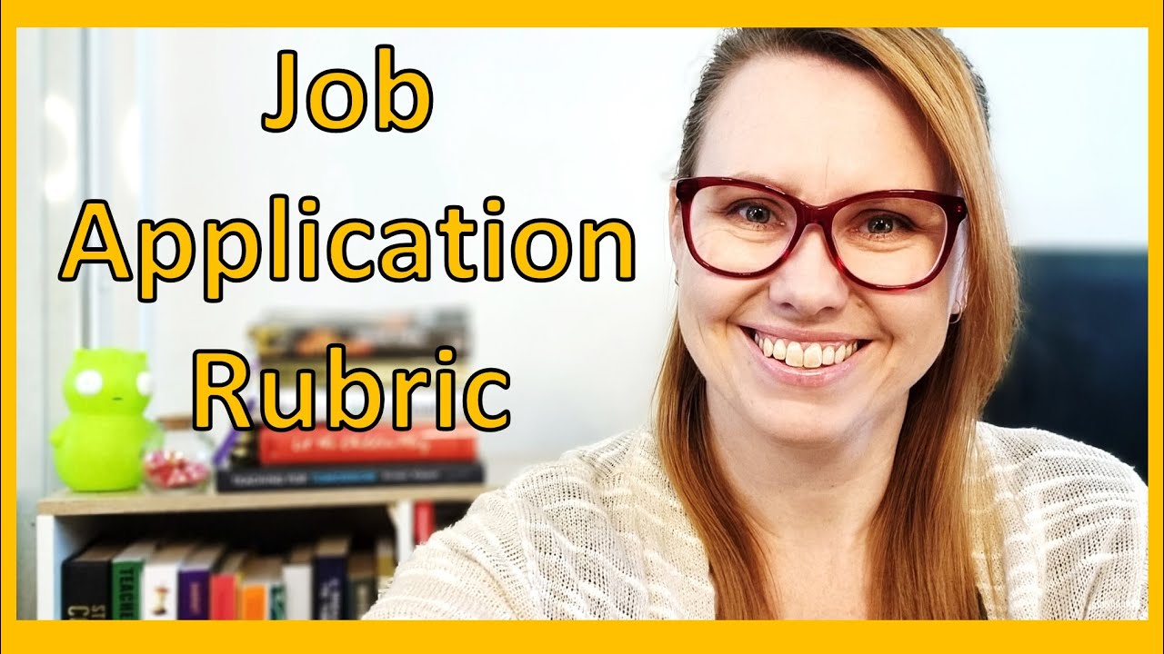 Job Application Rubric | For Teachers