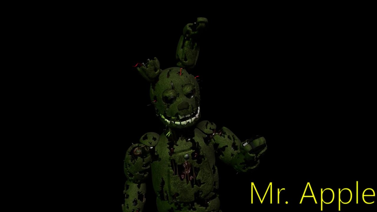 (Blender) FNaF Springtrap Test