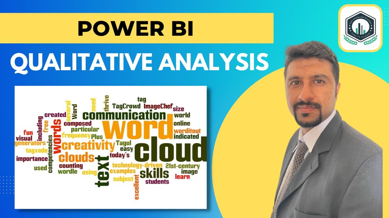 Qualitative Analysis using Power BI | Word Cloud | Stat Modeller #powerbi #qualitativeanalysis