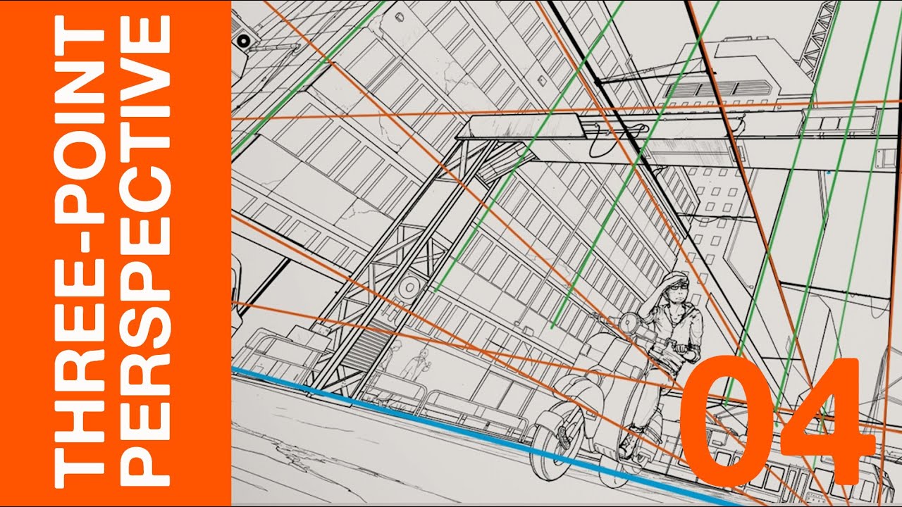 Perspective Drawing - 04: Three Point Perspective