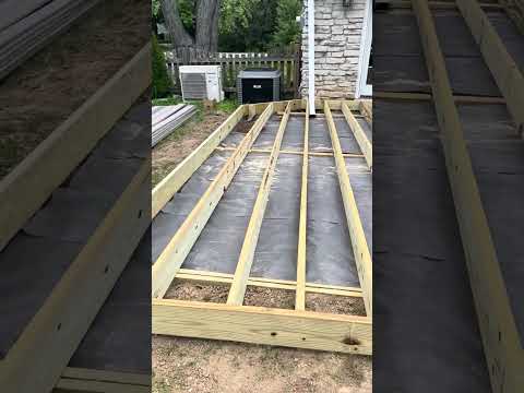 Deck framing, floor joists