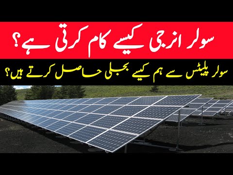 How Does Solar Energy Work and Generate Electricity in Urdu/Hindi |Everyday Science|