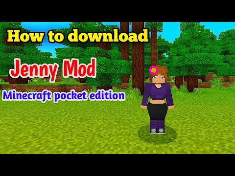 Download Jenny mod in minecraft pocket edition ! full tutorial video