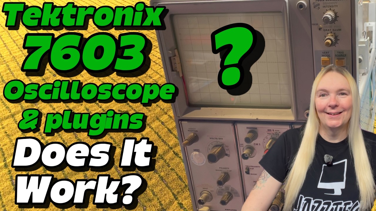 Tektronix 7603 Oscilloscope & Plugins - Recommissioning an Untested Scope & Some Faulty Plugins!