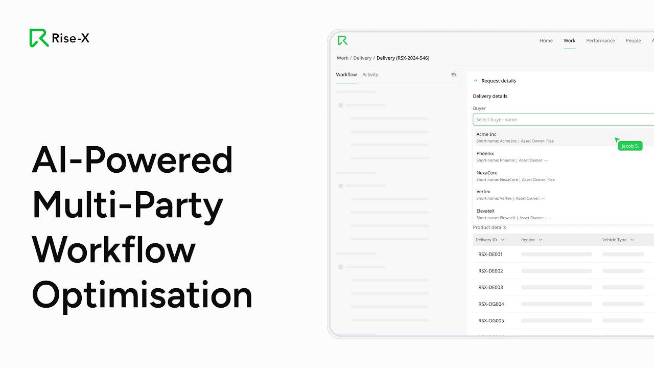 AI-Powered Multi-Party Workflow Optimization