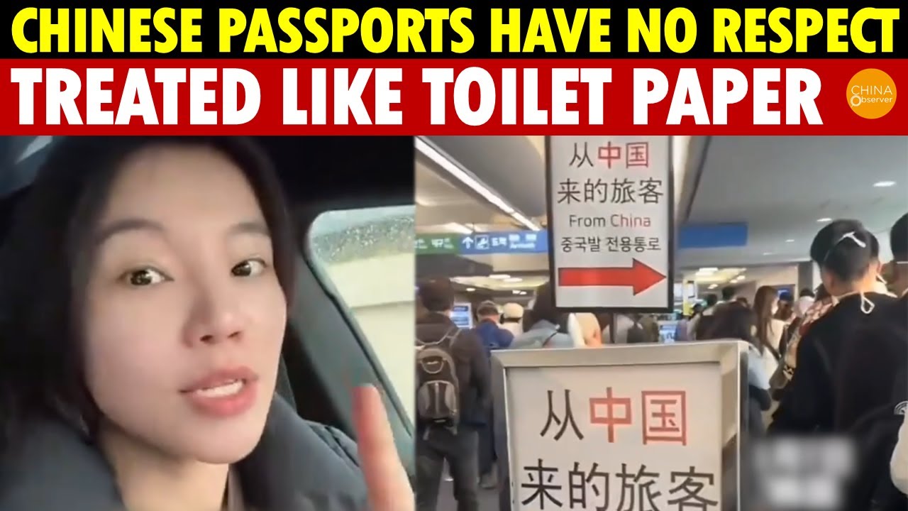 Chinese Passports Have No Respect Like Toilet Paper Chinese In Russia