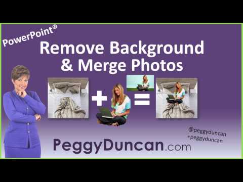 PowerPoint: Remove Background in Images and Merge Photos