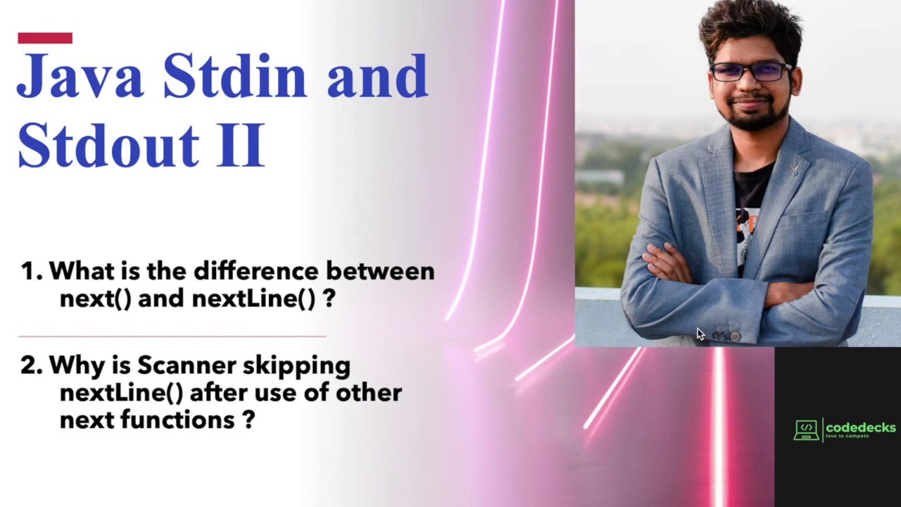 Java Stdin and Stdout II hackerrank solution | scanner skip nextline | scanner skip in java