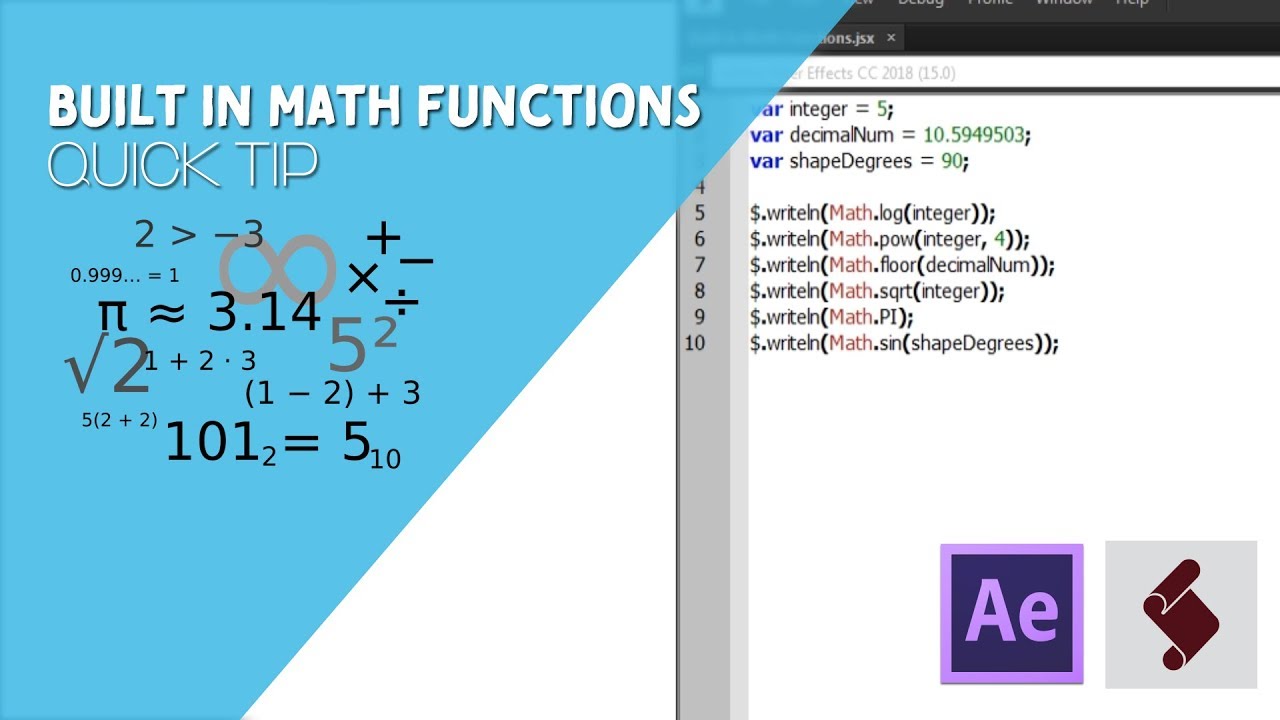 ExtendScript QuickTip - Built In Math Functions