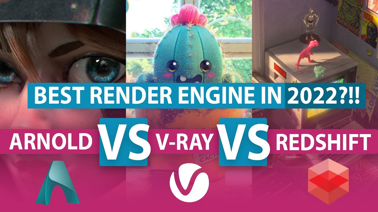 This is the BEST Render Engine in 2022! Arnold vs V-Ray  vs  Redshift