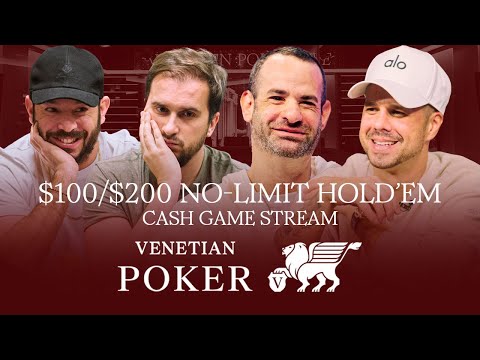 Venetian Poker Live | $100/$200 No-Limit Hold'em Cash Game