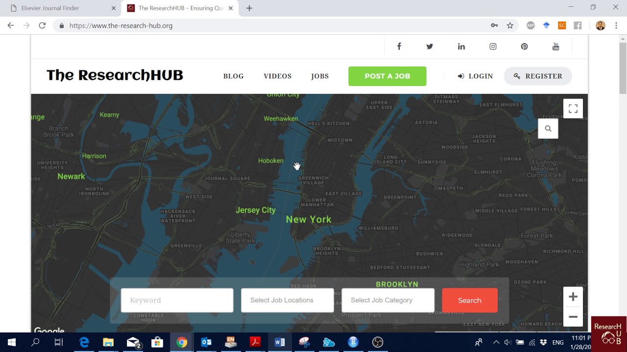 Find a journal for your article using Elsevier journal finder