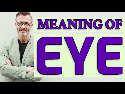 Eye | Definition of eye