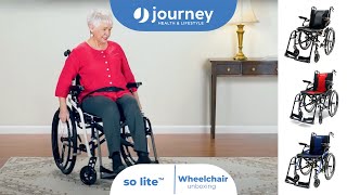 Journey Health So Lite Lightweight Folding Wheelchair 08480