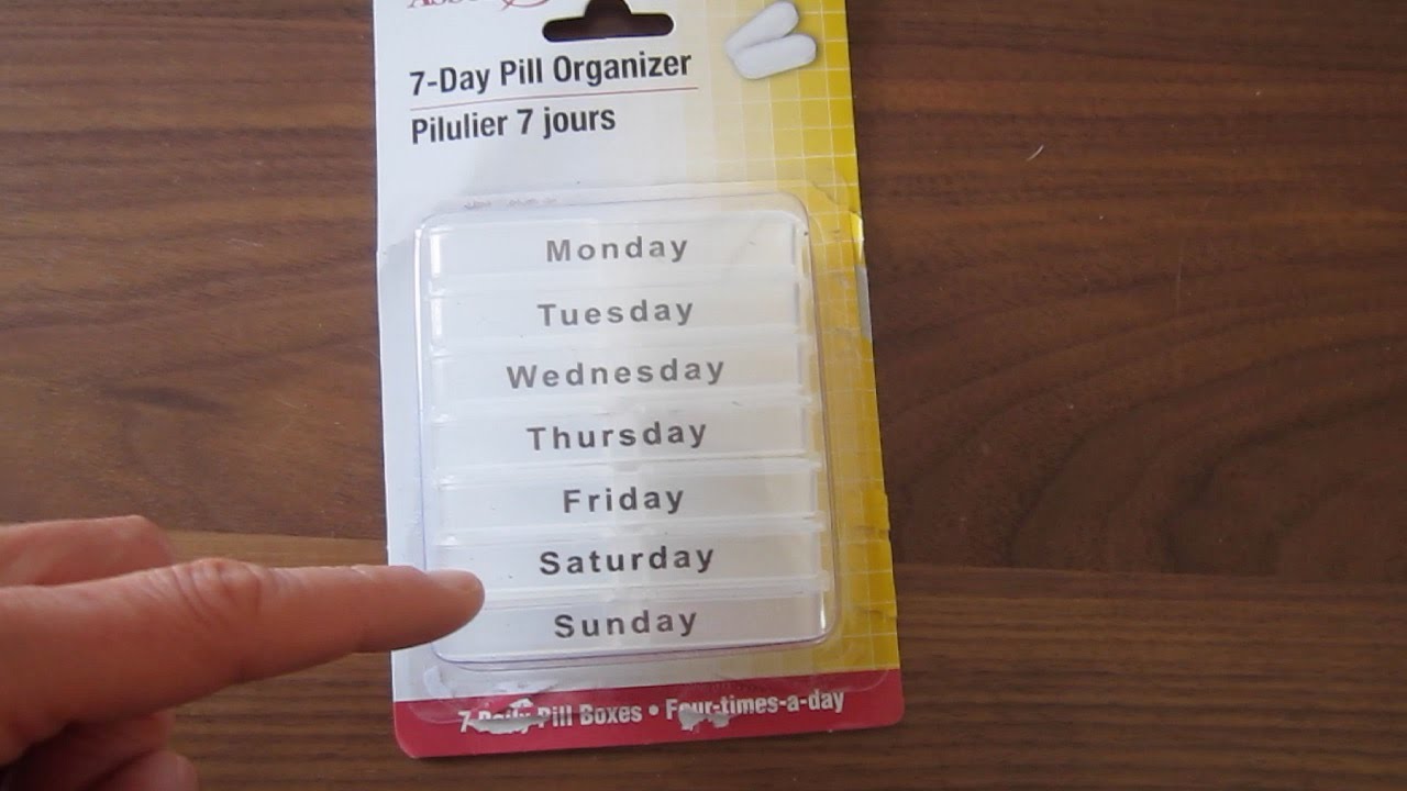 Dollar Tree 7 Day Pill Organizer Product Review