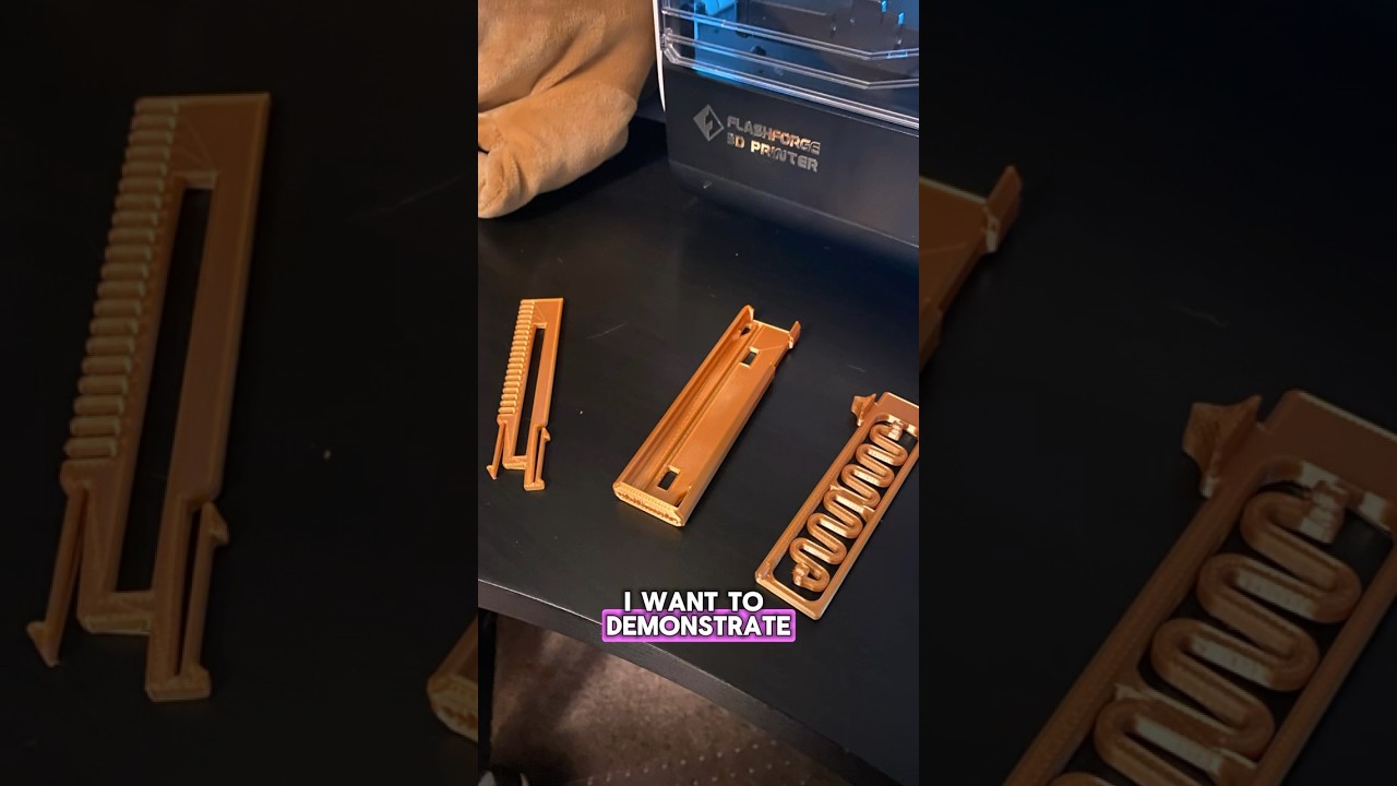 Why You Shouldn’t Use Silk PLA for These Type of Prints #shorts #3dprinting #fails #guide