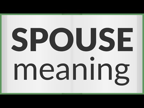 Spouse | meaning of Spouse