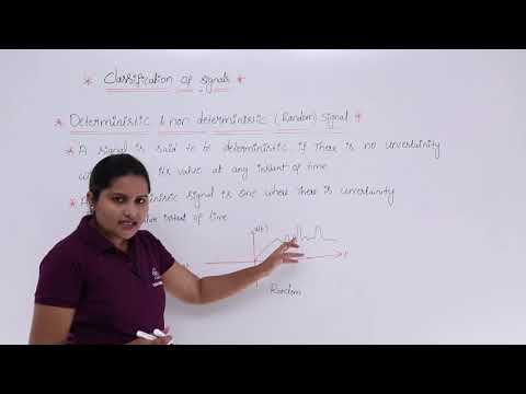 Deterministic & Non-deterministic Signals
