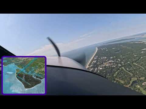 A Pilot's View: Piper Malibu Mirage Departure from Hilton Head Island - PA-46-350P