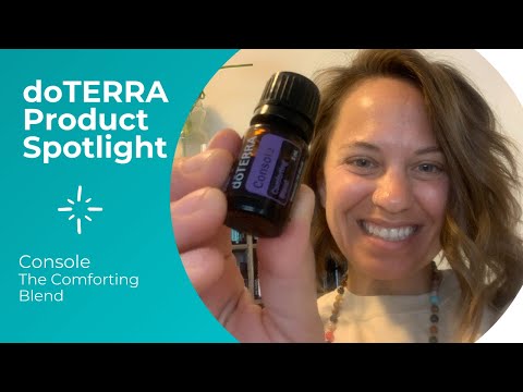 How to use doTERRA Console Essential Oil