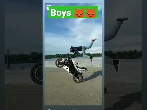 girls vs boys kon hai best bike stand #viral #subscribe #system #shorts