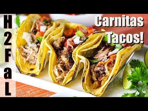 Mexican Cuisine | CARNITAS (SHREDDED PORK) TACOS | How To Feed a Loon