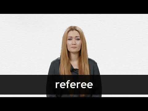 How to pronounce REFEREE in American English