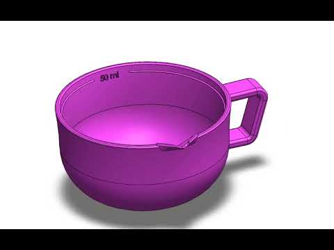 measuring cup or measuring jug 50 ml