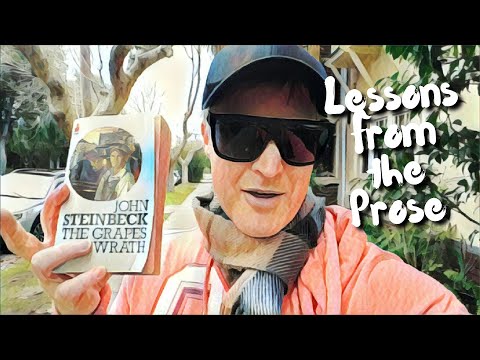 The Grapes of Wrath, John Steinbeck. Book Review and Writing Lesson.